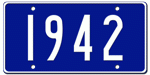 Year Built Custom License Plates - LICENSEPLATES.TV