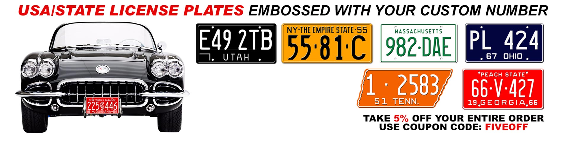 Custom License Plates | Licenceplates.tv