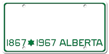 1967 ALBERTA LICENSE PLATE - EMBOSSED WITH YOUR CUSTOM NUMBER [intal67 ...