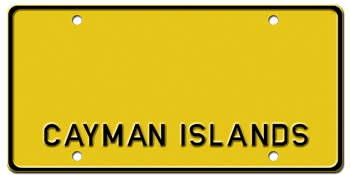 CAYMAN ISLANDS PRIVATE AUTO LICENSE PLATE - : Custom, Personalized ...