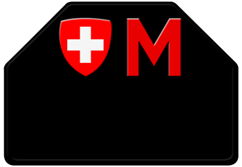 SWISS MILITARY LICENSE PLATE - EMBOSSED WITH YOUR CUSTOM NUMBER ...