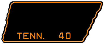 1940 TENNESSEE STATE LICENSE PLATE - EMBOSSED WITH YOUR CUSTOM NUMBER ...